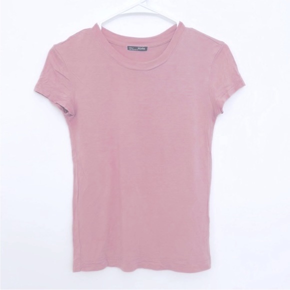 Zara | Tops | Zara Pink Basic Tee Shirt | Poshmark